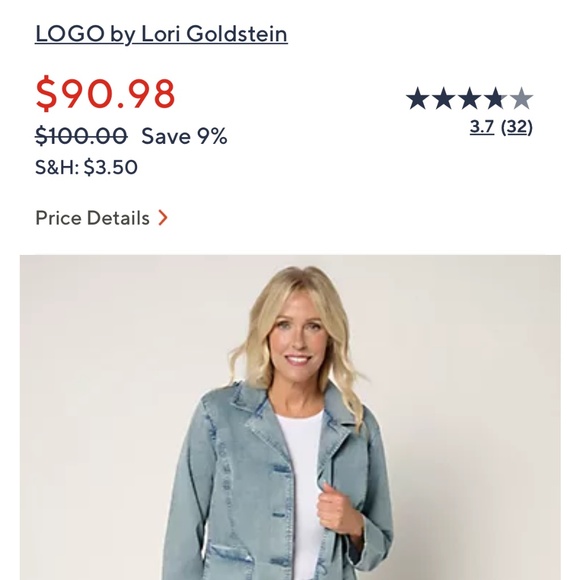 LOGO by Lori Goldstein | Jackets & Coats | Logo By Lori Goldstein Stone ...
